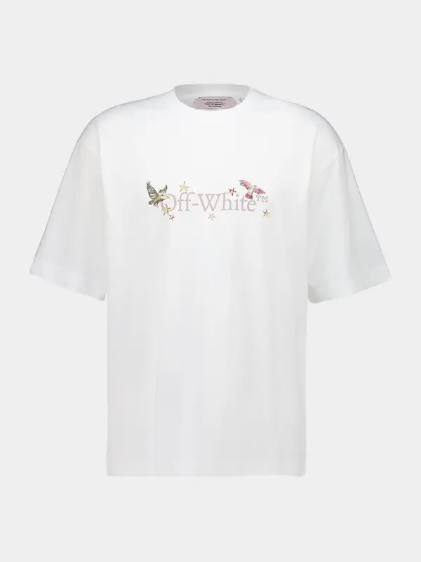 Off-White Dream Arrow Skate Cotton T-shirt - White