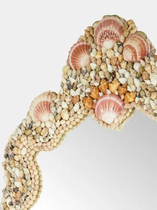 LES-OTTOMANS Natural Shell Mirror