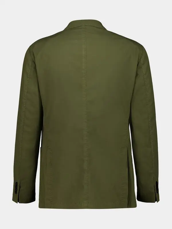 Boglioli Khaki Cotton Blazer