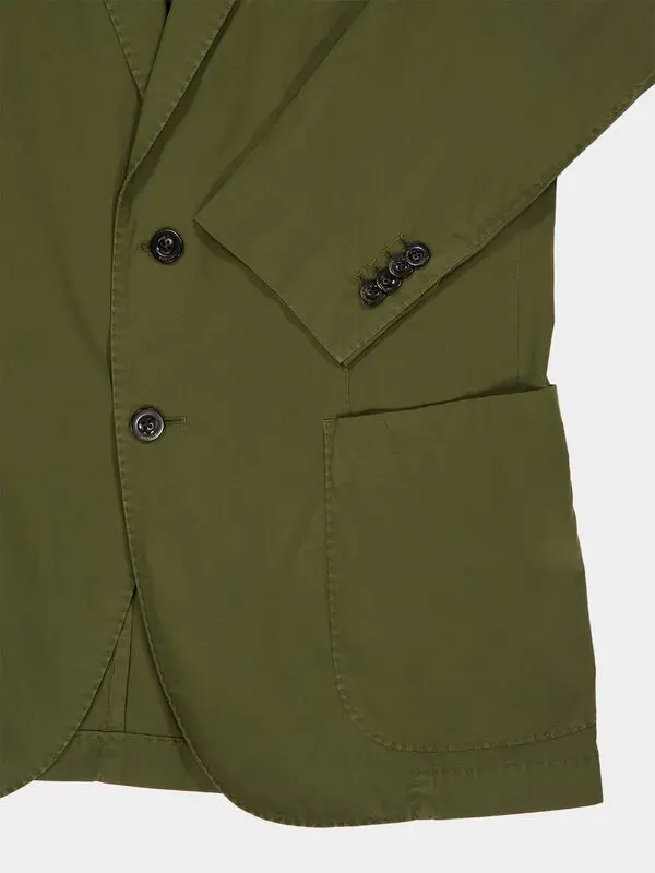 Boglioli Khaki Cotton Blazer