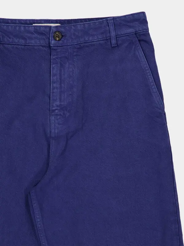 Miu Miu Garment-dyed Gabardine Straight-leg Pants