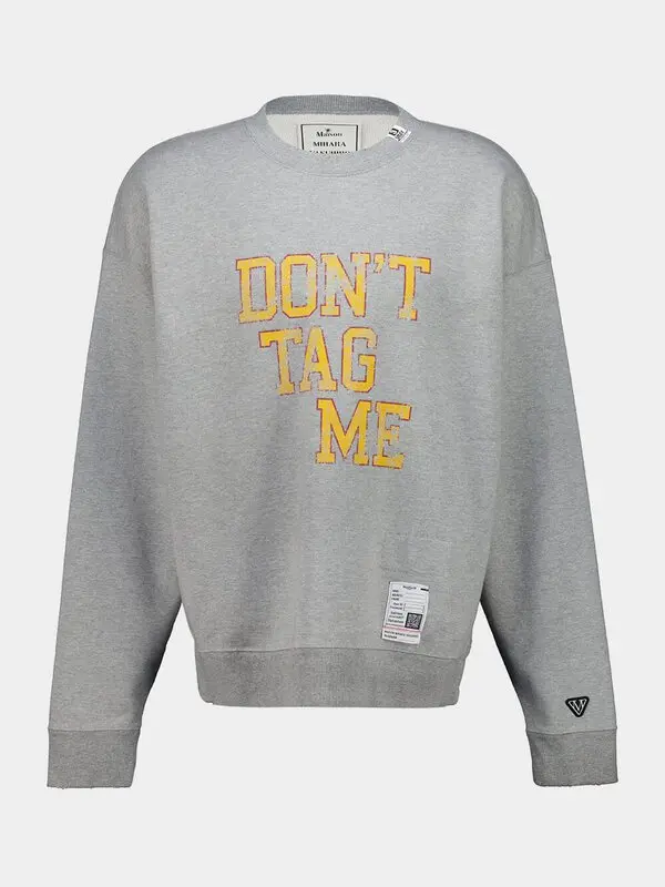 Mihara Yasuhiro Printed Relaxed Sweatshirt - Grey