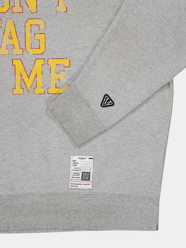 Mihara Yasuhiro Printed Relaxed Sweatshirt - Grey