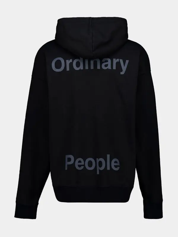 Mihara Yasuhiro Leon Embroidery Hooded Sweatshirt