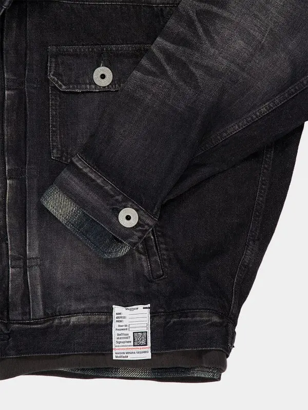 Mihara Yasuhiro Triple Layered Denim Jacket - Black