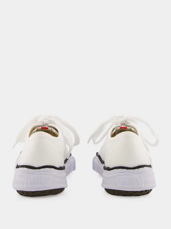 Mihara Yasuhiro Baker Og Sole Canvas Low-top Sneakers - White