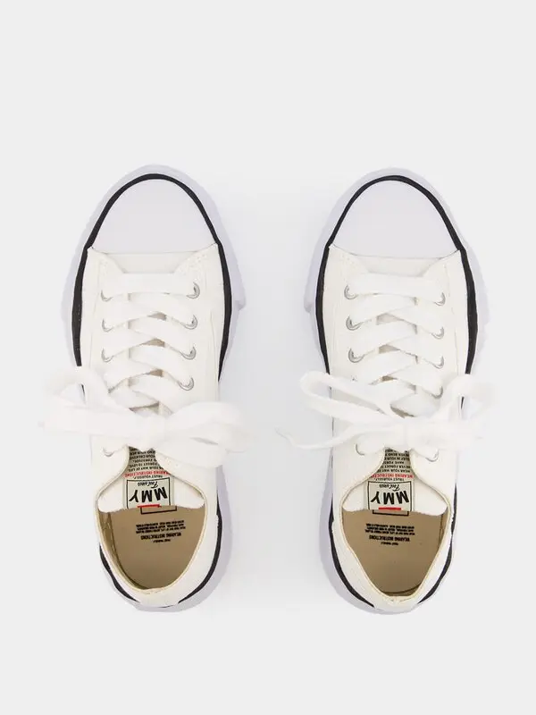 Mihara Yasuhiro Peterson Og Sole Canvas Low-top Sneakers