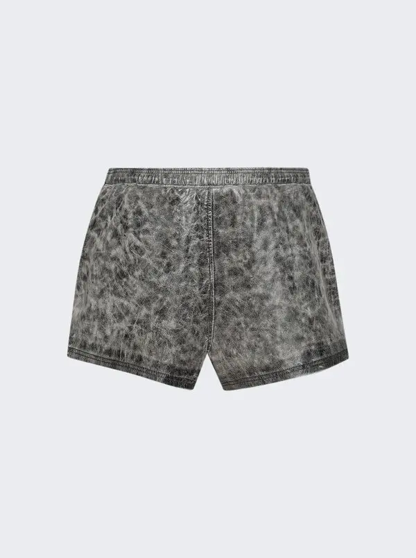 Alexander Wang Mid-rise Leather Mini Shorts