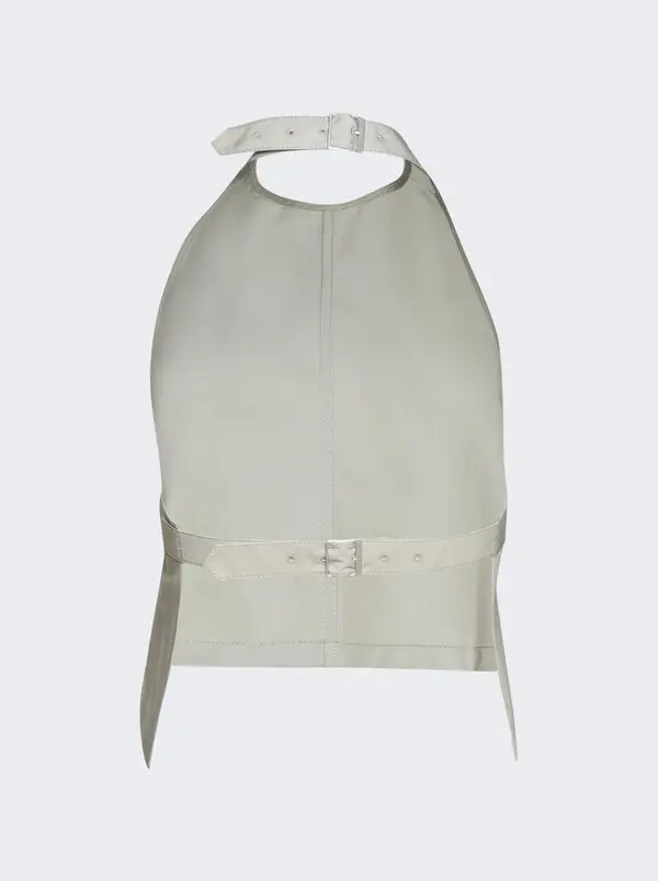 Wardrobe.NYC Clean Backless Halter Top - Grey