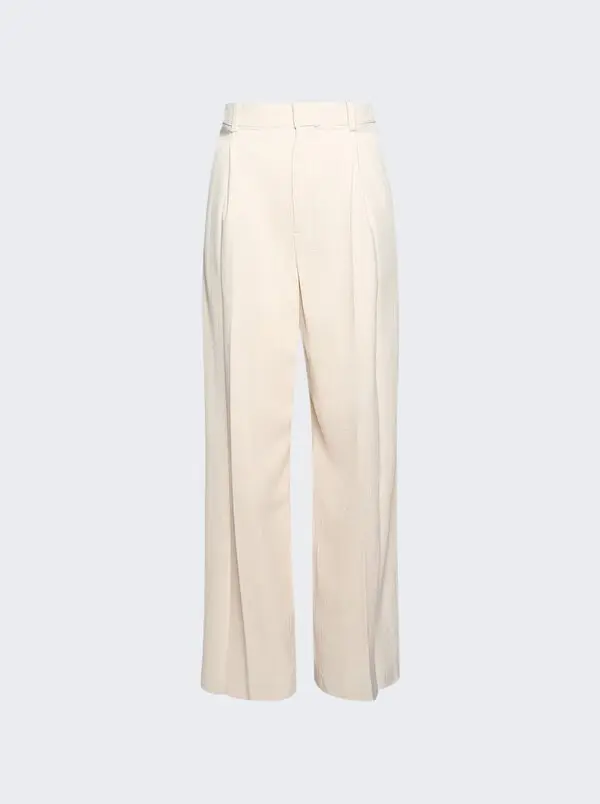 Wardrobe.NYC Spring Tailored Trouser - Cream