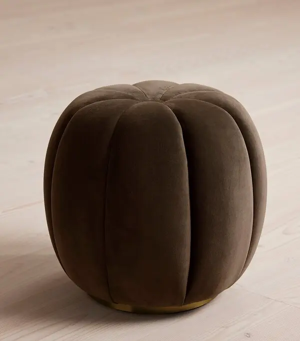 SOHO HOME Velvet Sofia Footstool