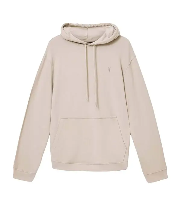 ALLSAINTS Organic Recycled Cotton Asher Hoodie - Brown