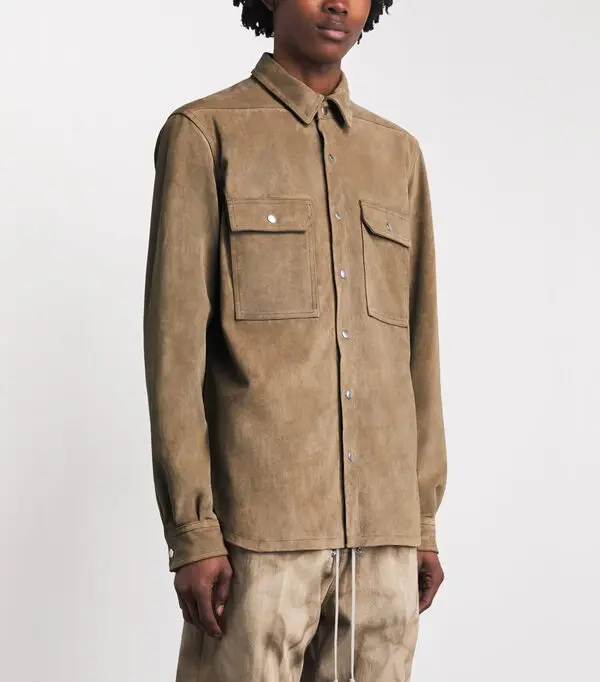 Rick Owens Suede Overshirt