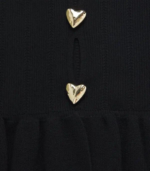 Claudie Pierlot Knitted Peplum Sweater