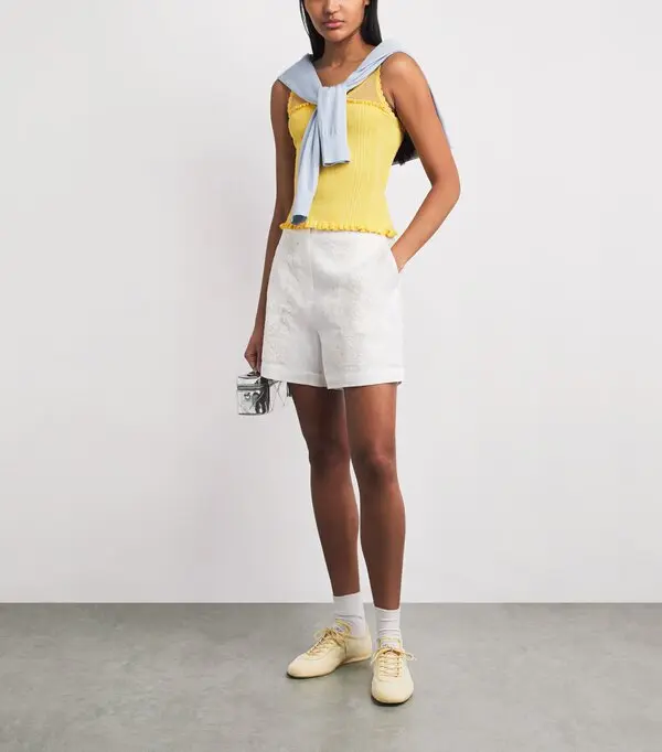 Claudie Pierlot Knitted Pointelle Tank Top