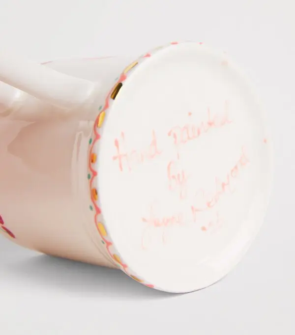 JAYNE REDMOND Hand-painted Bow Mug