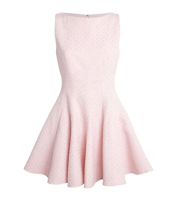 Maje Tweed Mini Dress - Pink