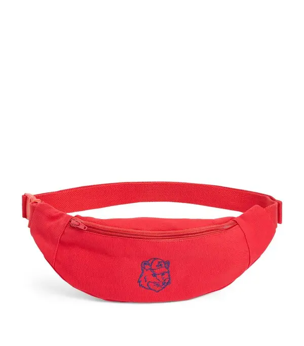 Bonpoint Cotton Embroidered Bag - Red