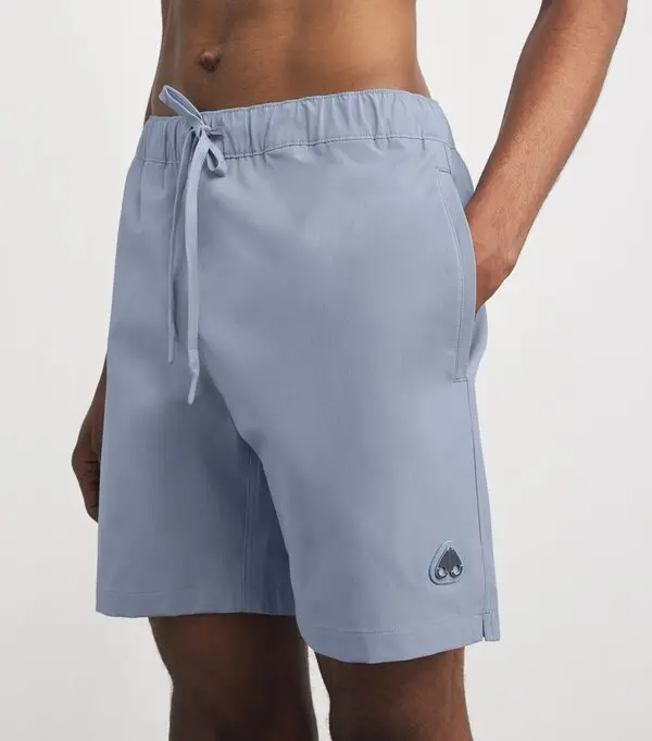 Moose Knuckles Drawstring Swim Shorts - Grey