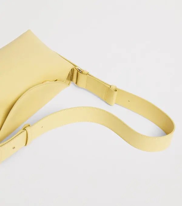 Erdem Leather Bloom Shoulder Bag - Yellow