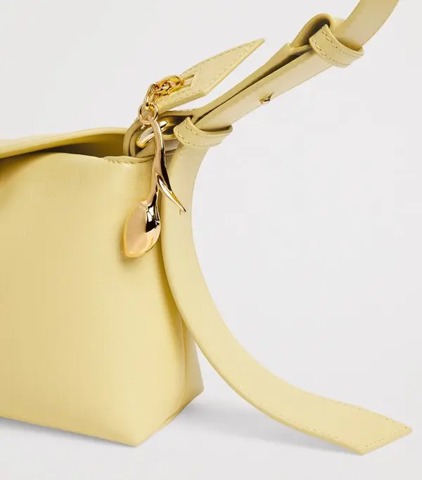 Erdem Leather Bloom Shoulder Bag - Yellow