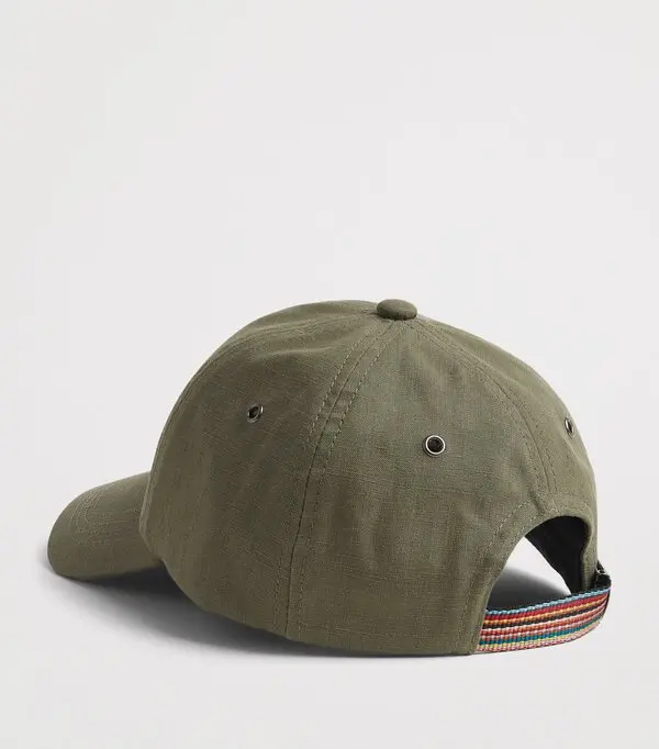 Paul Smith Linen Cap - Green