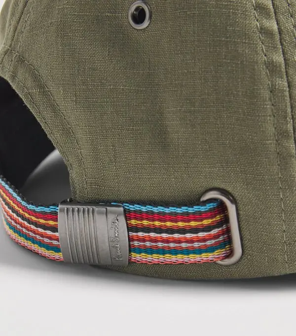 Paul Smith Linen Cap - Green