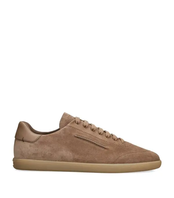 Zegna Suede 232 Sneakers - Brown
