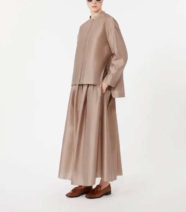 Max Mara Satin Oversized Shirt