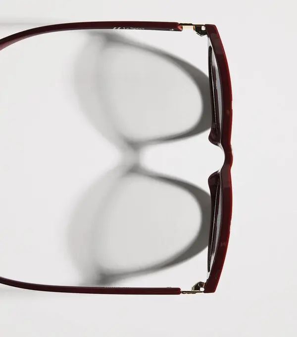 Le Specs Duskfall Cat Eye Sunglasses - Red