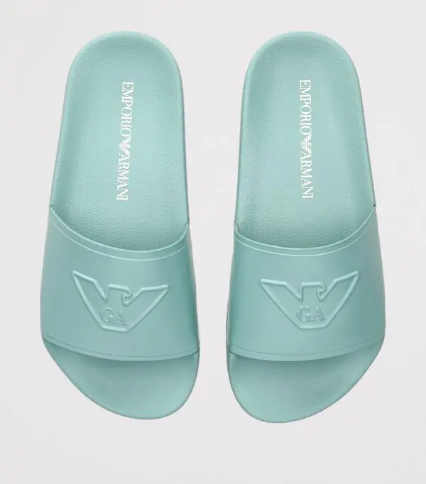 Giorgio Armani Logo Slides - Green