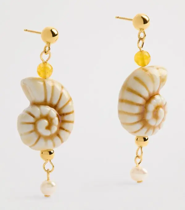 Anni Lu Plated Seaside Drop Earrings
