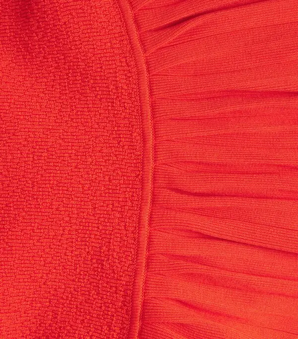 Claudie Pierlot Knitted High-neck Mini Dress