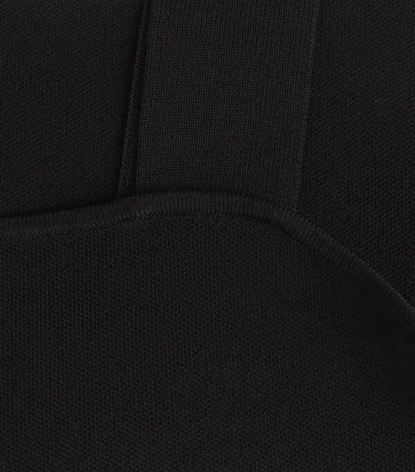 Maje Square-neck Cropped Top - Black