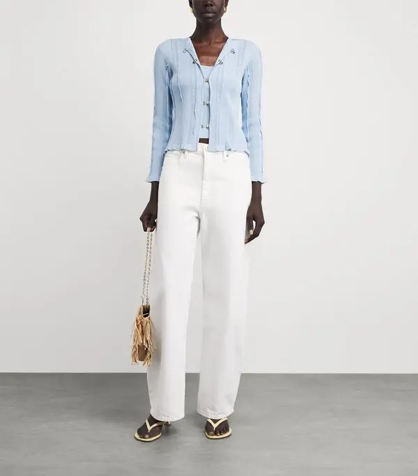 Maje Pointelle Cardigan