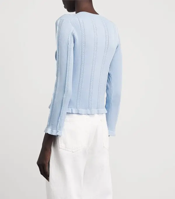 Maje Pointelle Cardigan