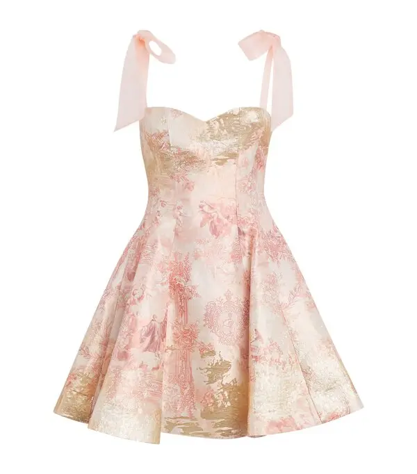 Alice + Olivia Printed Summer Mini Dress