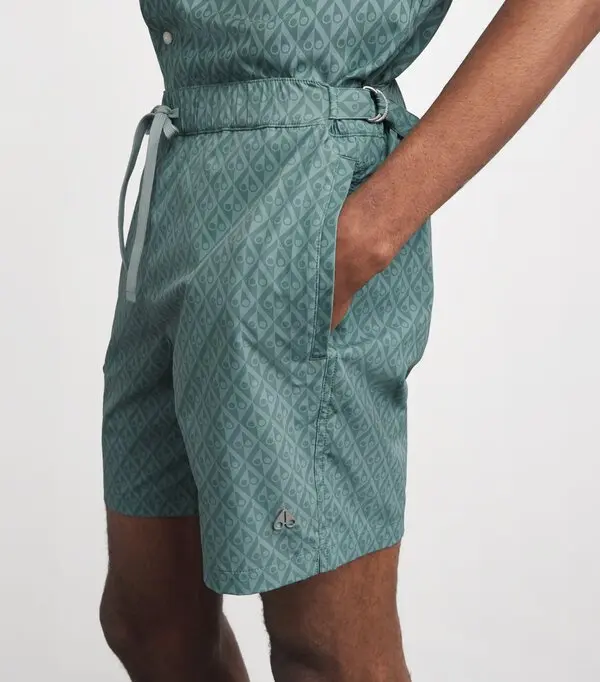 Moose Knuckles Monogram Swim Shorts