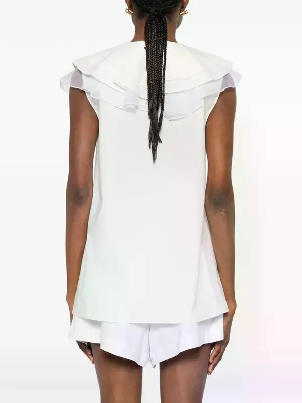 CURIEL Ruffled-collar Blouse