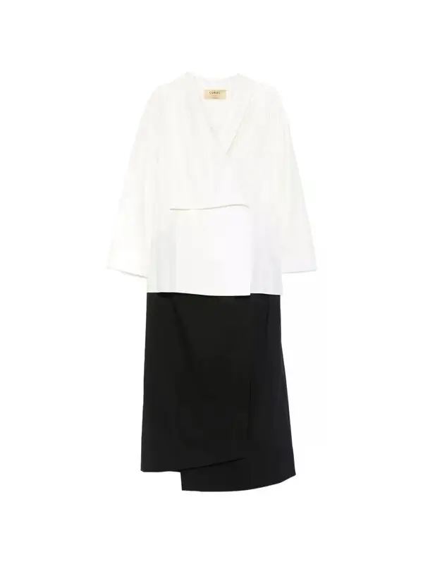 CURIEL Buckle-detailed Midi Dress