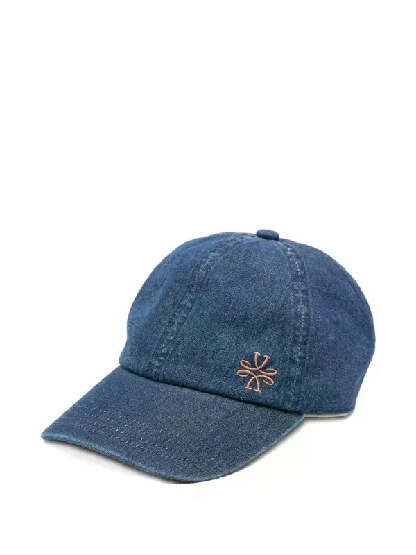 Jacob Cohen Embroidered Baseball Cap - Blue