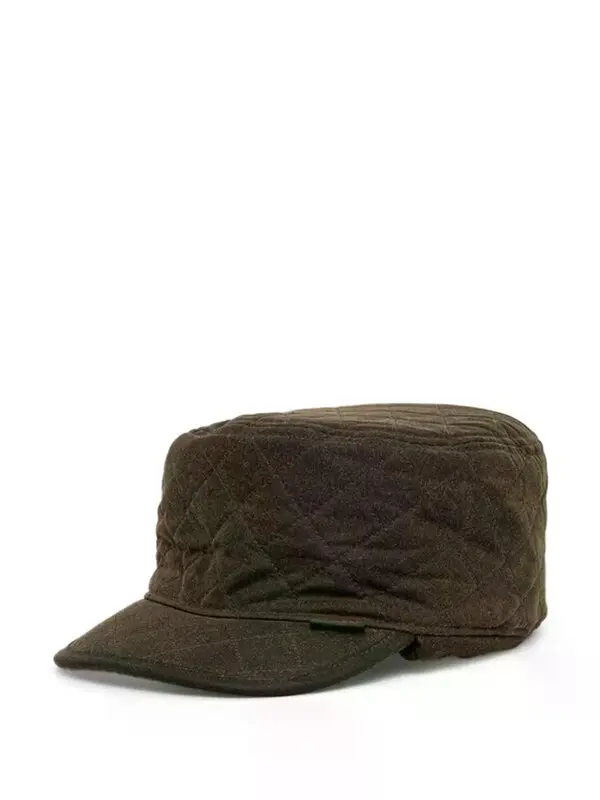 Barbour Quilted Hat - Green
