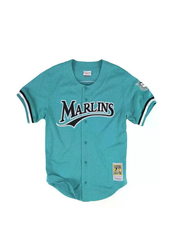 Mitchell & Ness Mlb Marlins 1995 Andre Dawson Baseball Jersey - Blue