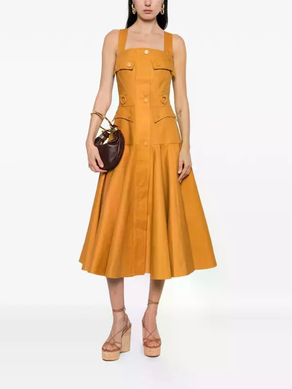 Zimmermann Pocket Utility Midi Dress