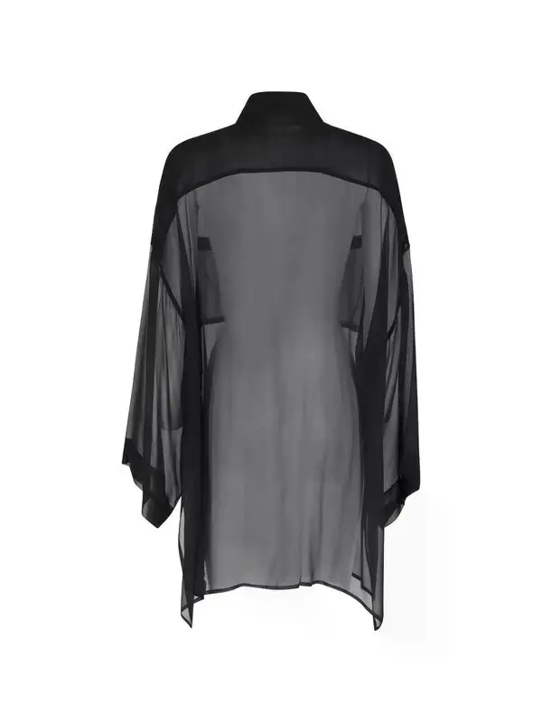 Erika Cavallini Jess Patch-pocket Sheer Shirt