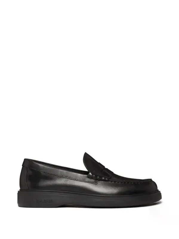 G.H.BASS Bosco Cupsole Penny Loafers - Black