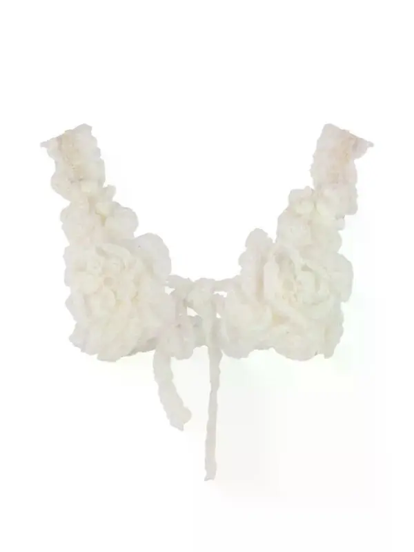 COMME DES GARÇONS TAO Floral-detail Crop Top