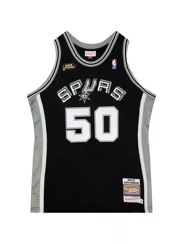 Mitchell & Ness Nba San Antonio Spurs 98 David Robinson Authentic Jersey Top - Black