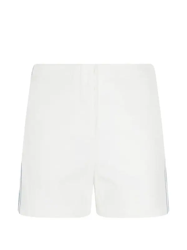 LOW CLASSIC Striped Shorts - White
