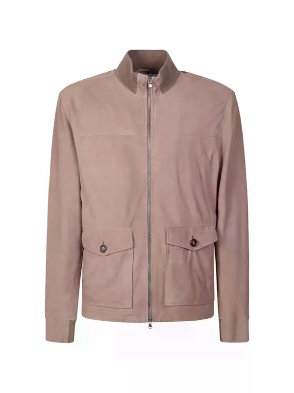 BARBA NAPOLI Buttoned Pocket Jacket - Neutrals